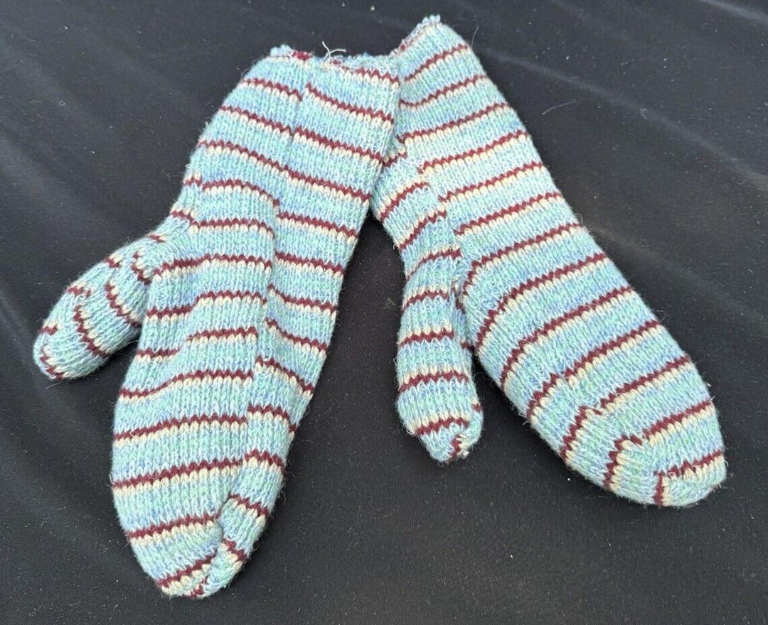 Vintage 1950’s Chunky Knit Wool Cotton Blend Winter Size Extra Large ...