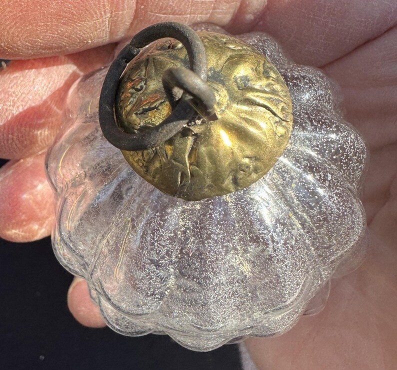 Antique Kugel Mercury Blown Glass Grape Cluster Ornament Victorian ...