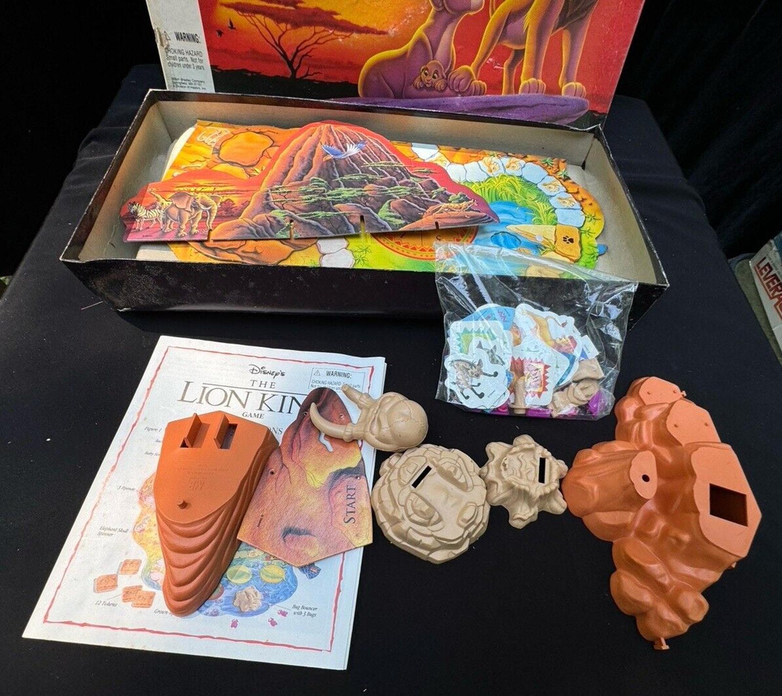 1993 Disney's the Lion King Milton Bradely Vintage Board Game #4409 ...