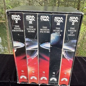Star Trek the Movies 25th Anniversary Collector's Set VHS 1991 5 Tape ...