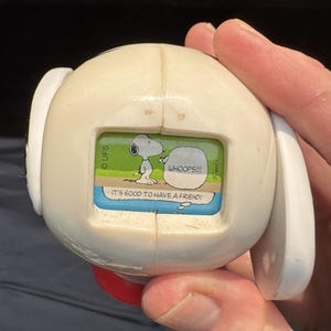 SNOOPY and the PEANUTS Gang Dog Head Comics Slide Viewer Wendy's 1998 ...
