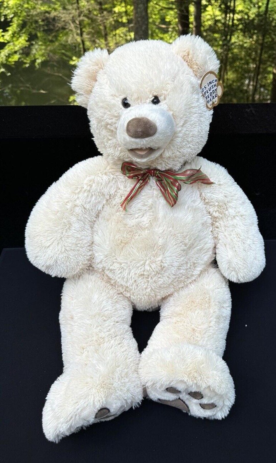 Hugfun International Hong Kong 25" Xlarge Size Beige Cream Teddy Bear ...