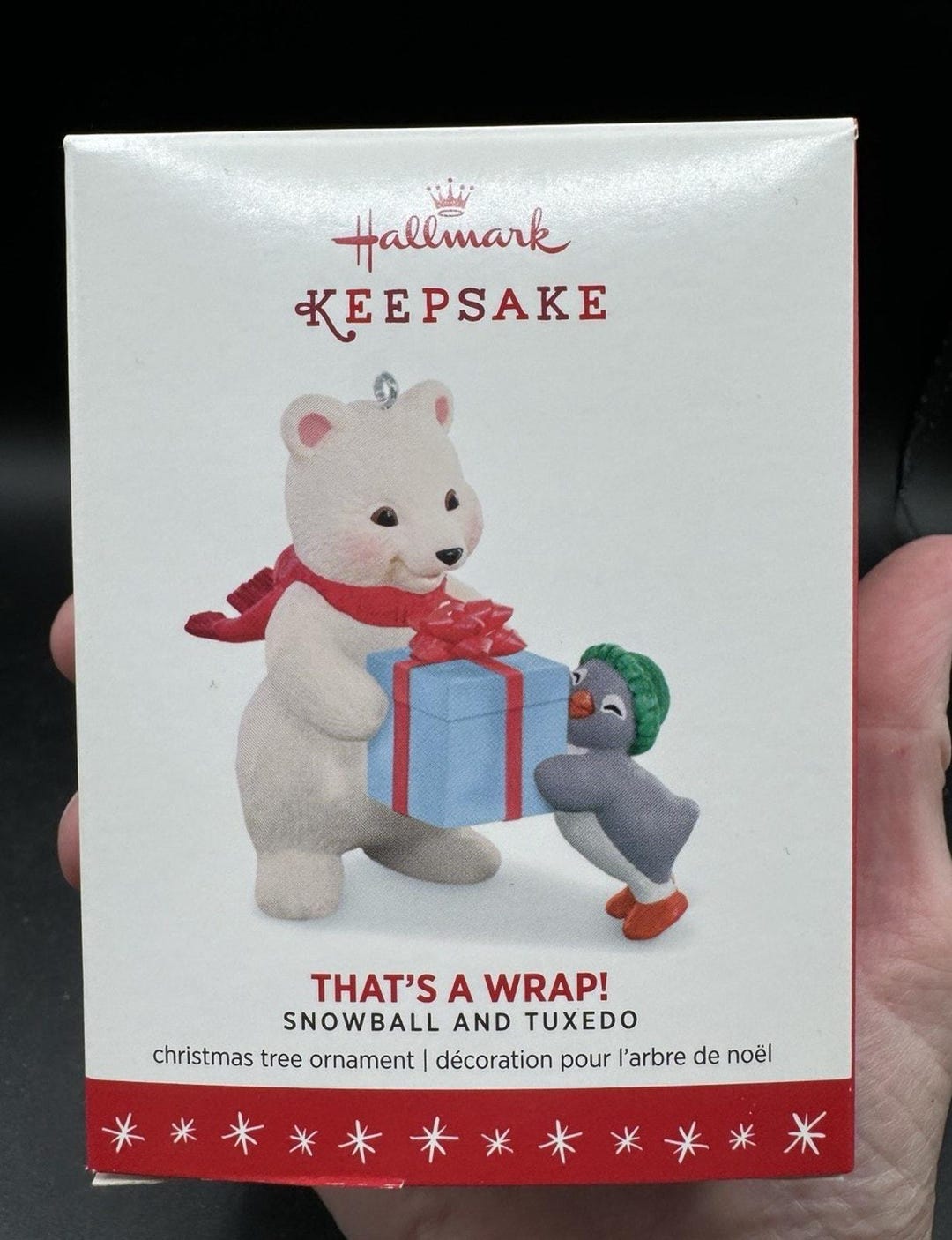 Hallmark THAT'S A WRAP #10 in Snowball and Tuxedo Series Keepsake ...