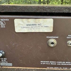 Mcmartin S.C.A. Hidden Subchannel Multiplex FM Receiver Model TR-E5 - Etsy