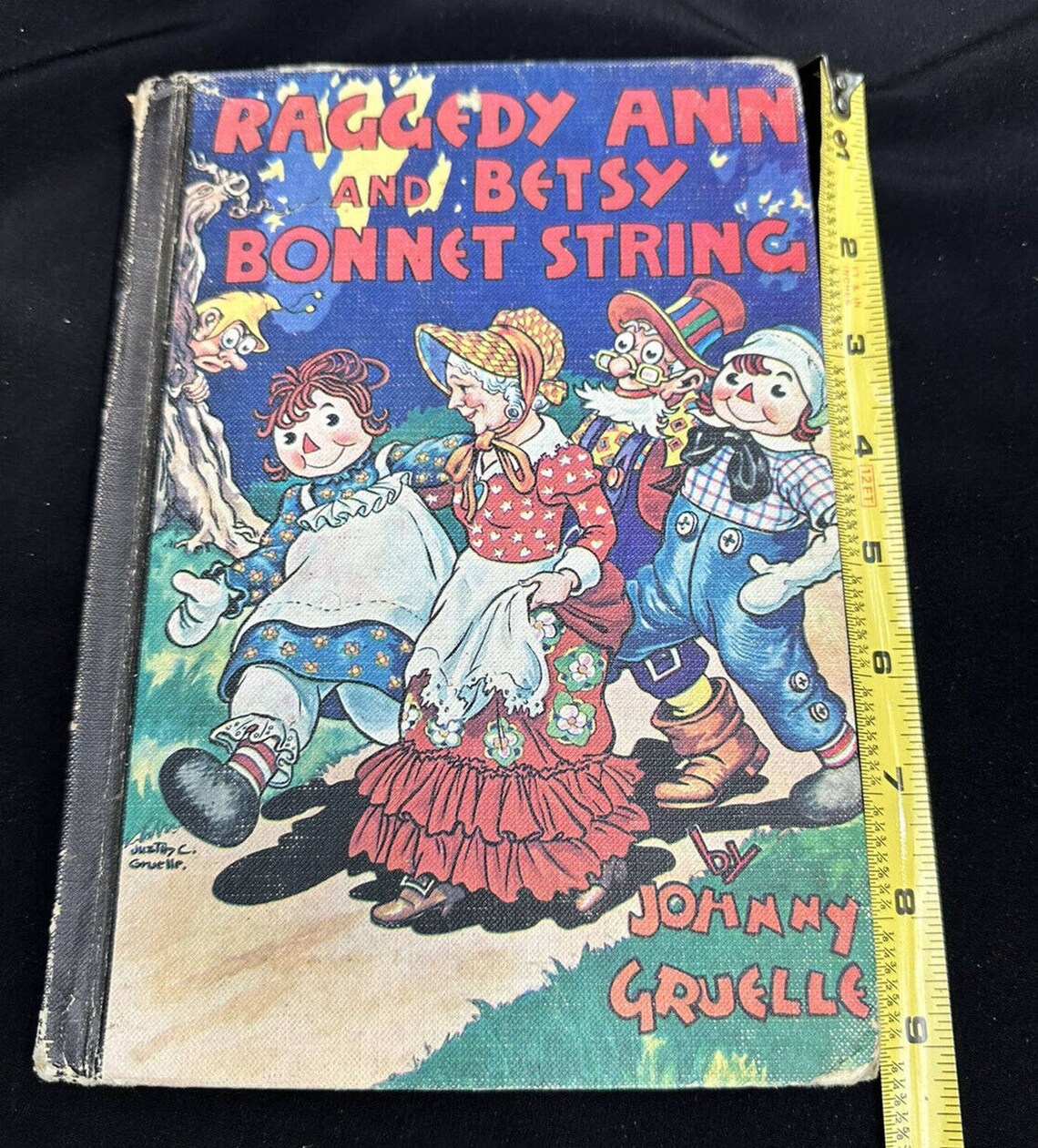 Raggedy Ann and Betsy Bonnet String by Johnny Gruelle 1960 HC Bobbs ...