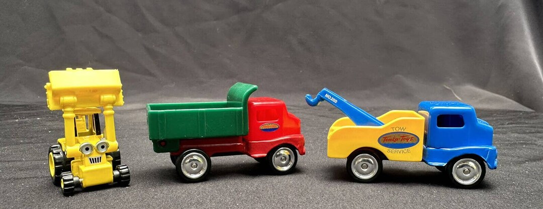 2 Tonka 1998 Hasbro Die-cast / Plastic Cars & Bob the Builder Scoop S15 ...
