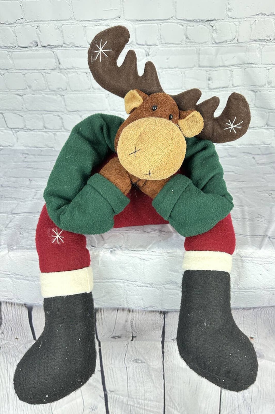 Adorable Accents & Occasions 20” Reindeer Under Door Draft Christmas ...