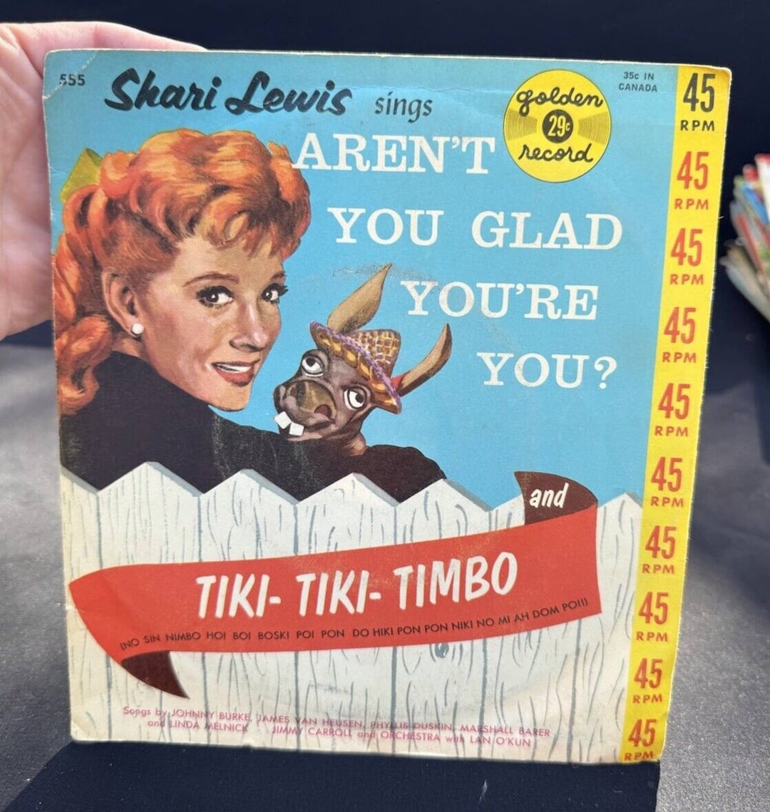 Mint! Shari Lewis “aren’t You Glad You’re You?” Charlie Horse 45 ...