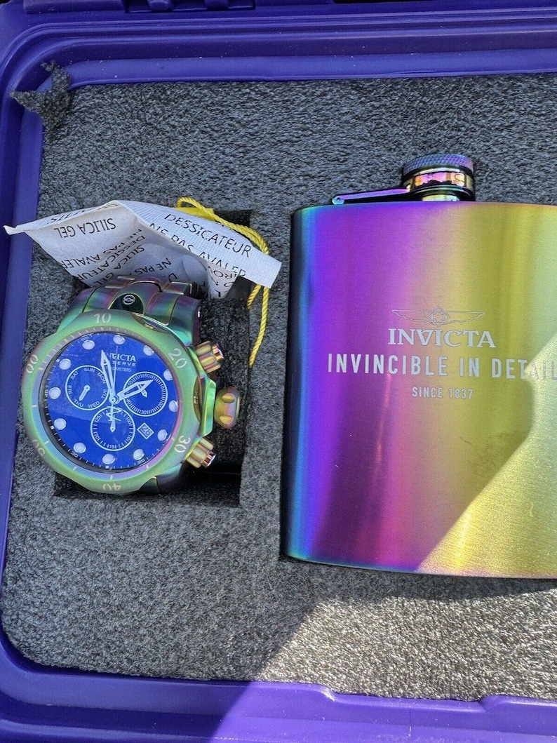 Invicta 26334 Men's Grand Diver Auto Abalone Purple Dial Iridescent ...