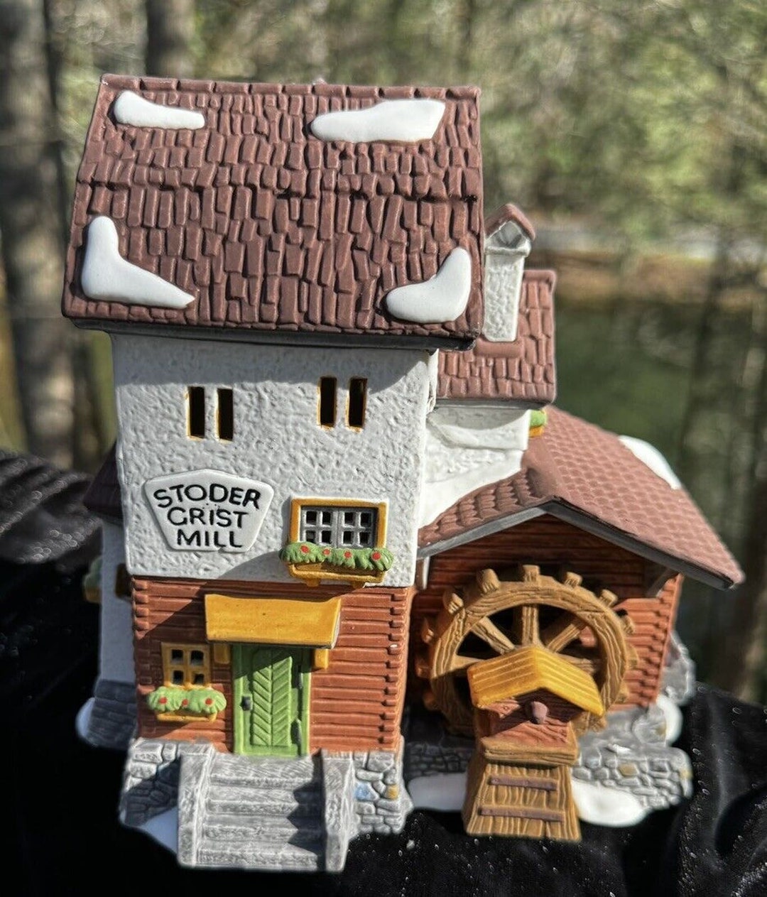 Department 56 Stoder Grist Mill 1988 Heritage Alpine Village Series ...