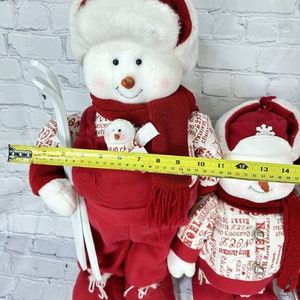 Cute! Tii Collections 25” Tall Snowman Family Mr Mrs & Kids High ...