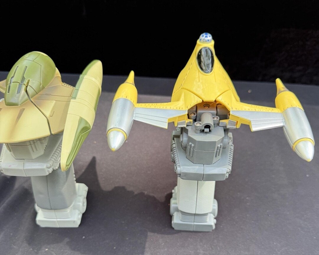 1999 Tiger Electronics Star Wars Naboo & Droid Fighter Battle **missing ...