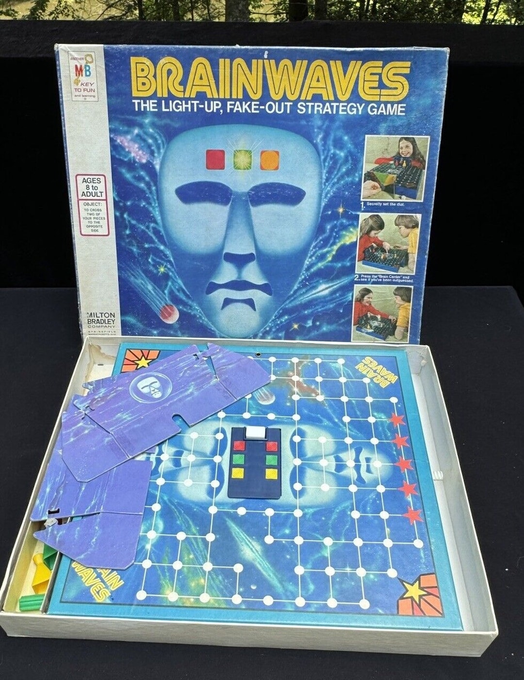 Rare Vintage 1977 Brainwaves Board Game by Milton Bradley - Complete ...