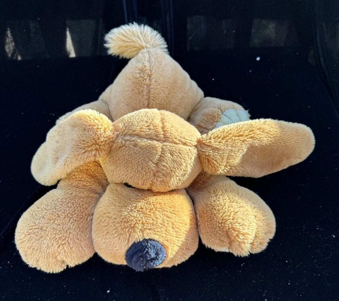 Vintage 16” Large Antics Matthew Fox Brown Dog Plush Long Ears 1981 -2 ...