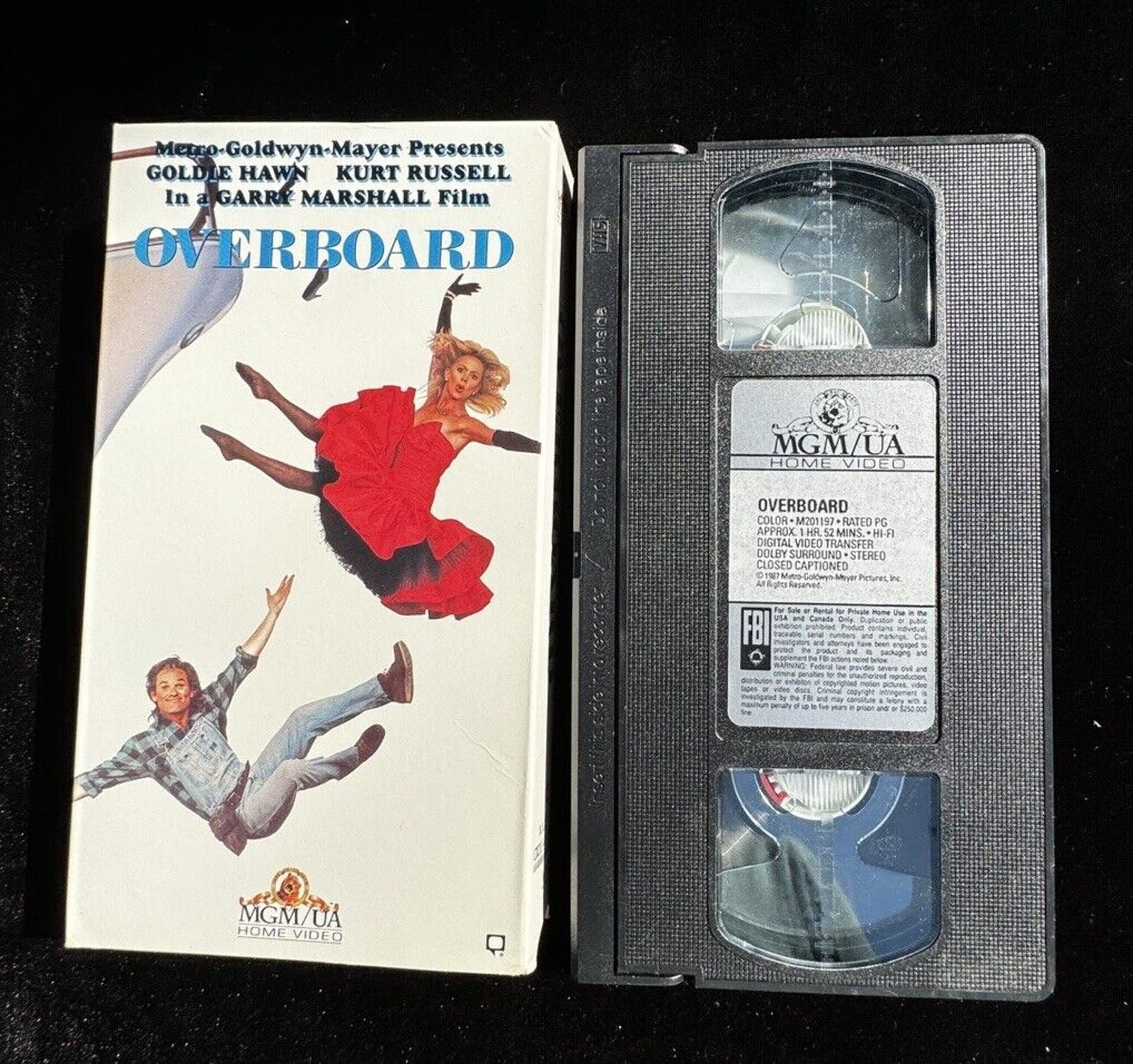 1988 Overboard CBS Fox Video VHS Rare Cover Art Excellent! - Etsy