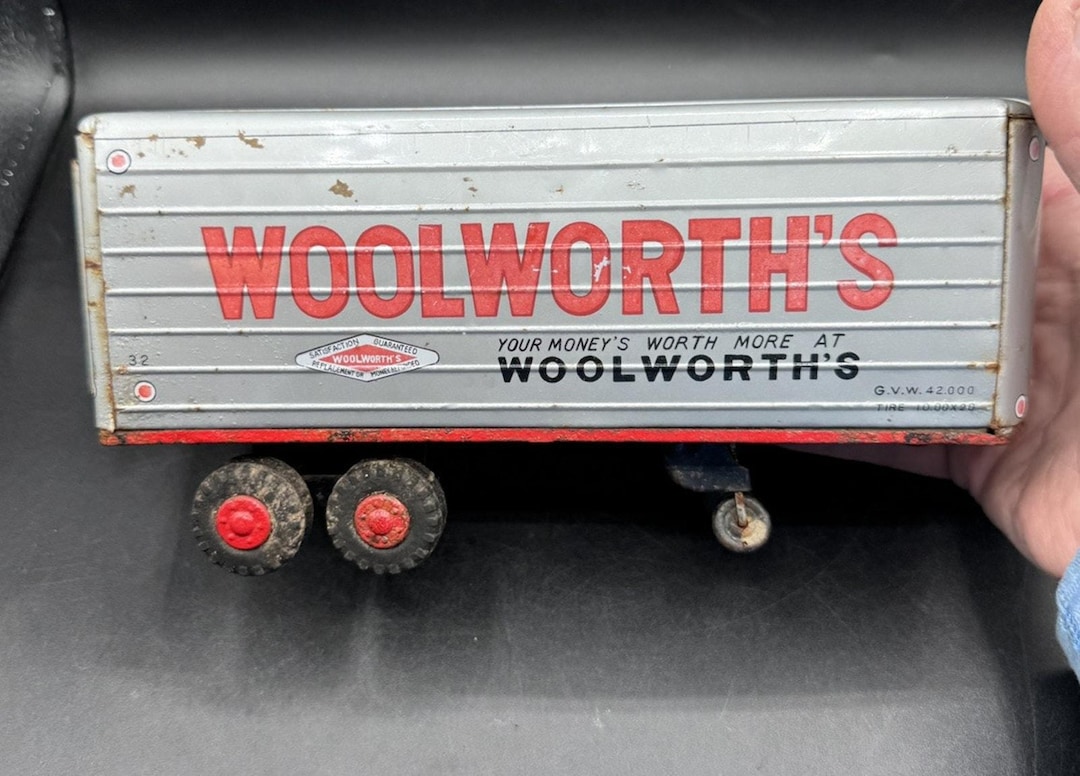 Rare VINTAGE 1960'S WOOLWORTH Semi Toy Truck Trailer Japan - Etsy