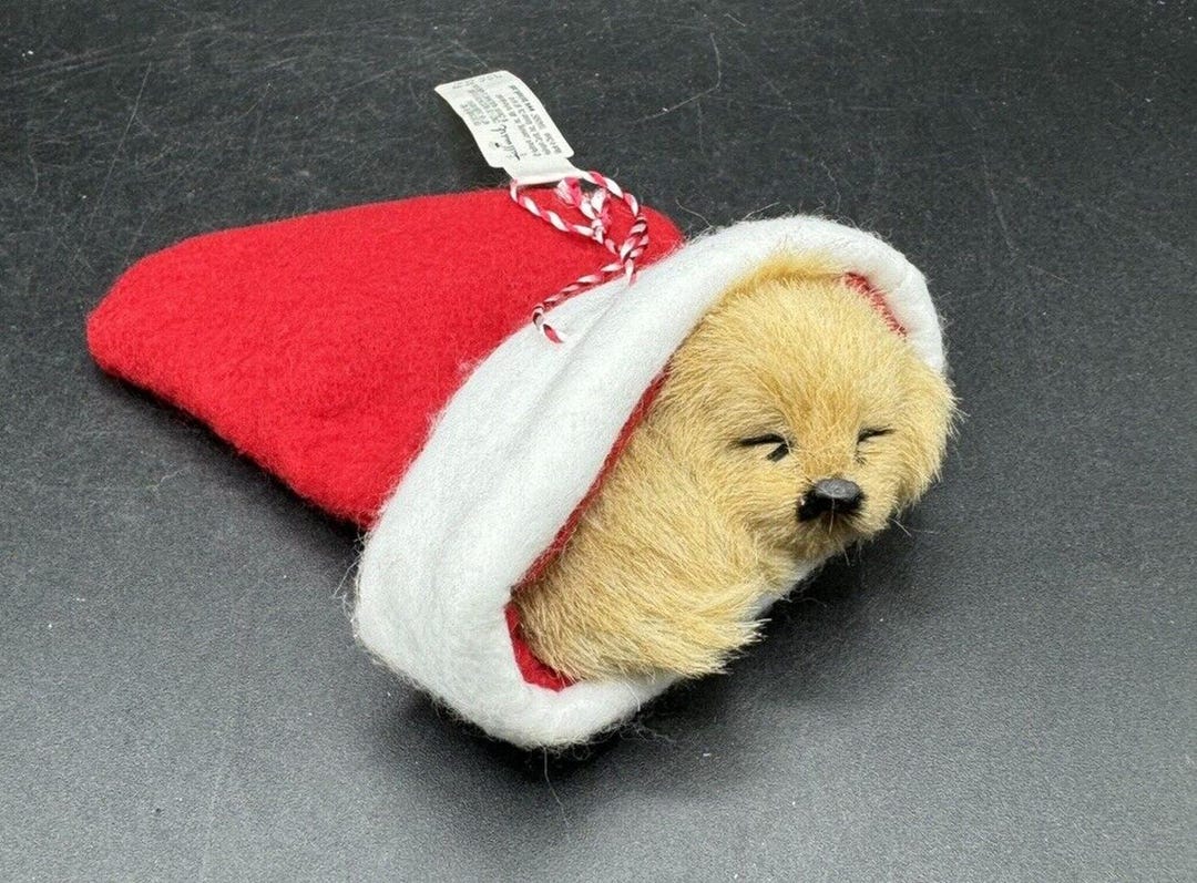 Rare Hallmark Christmas Tree Ornament SLOTH in Stocking Plush New! -21D ...