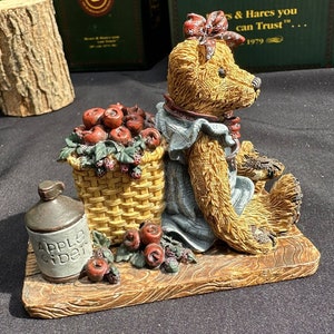 1993 Boyds Bears Bailey in the Orchard #2006 "life's Harvest" Apple ...