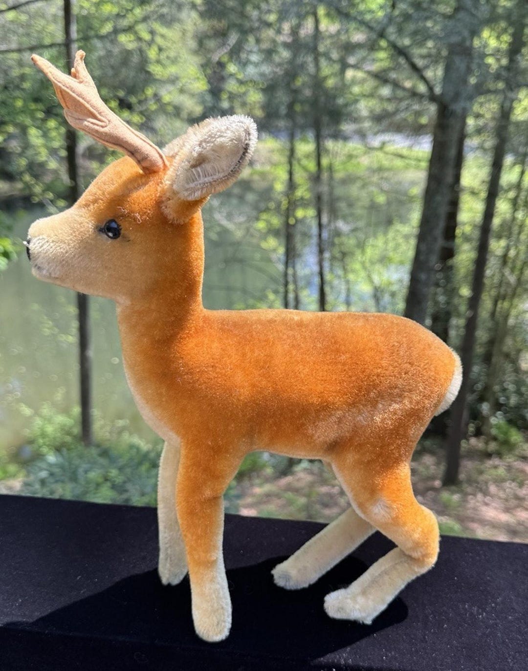 Rare Vintage 1950’s Steiff Deer 1960s Mohair Plush 14” Tall With ...