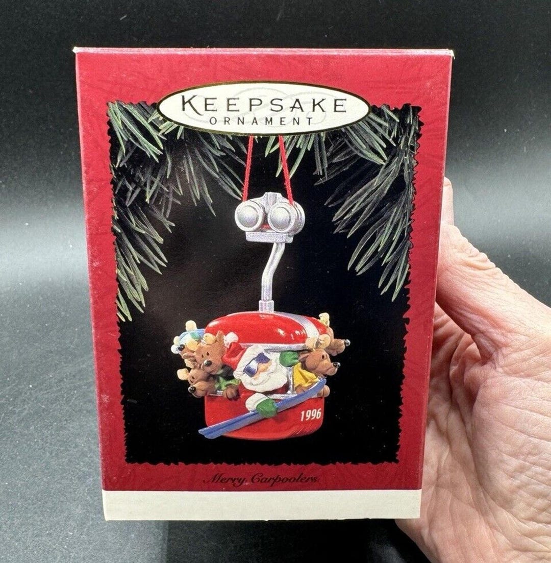 Hallmark Keepsake Ornament Merry Carpoolers Dated 1996 Brand New in Box ...