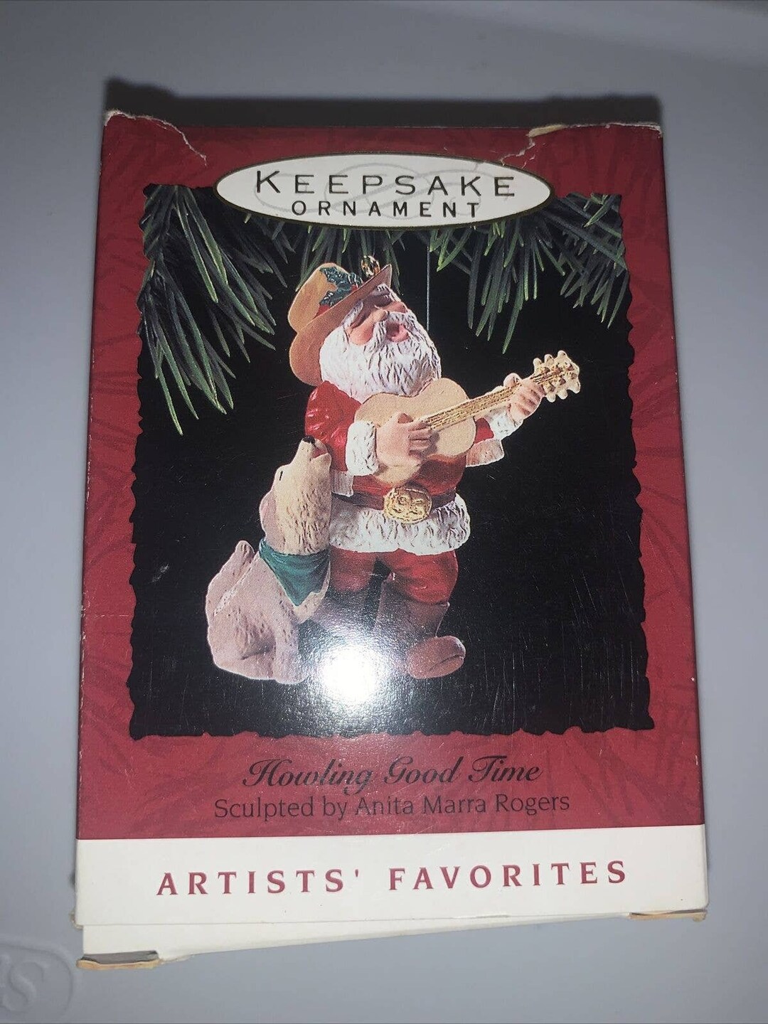 Hallmark Ornament 1993 Howling Good Time - Santa Claus Singing - # ...