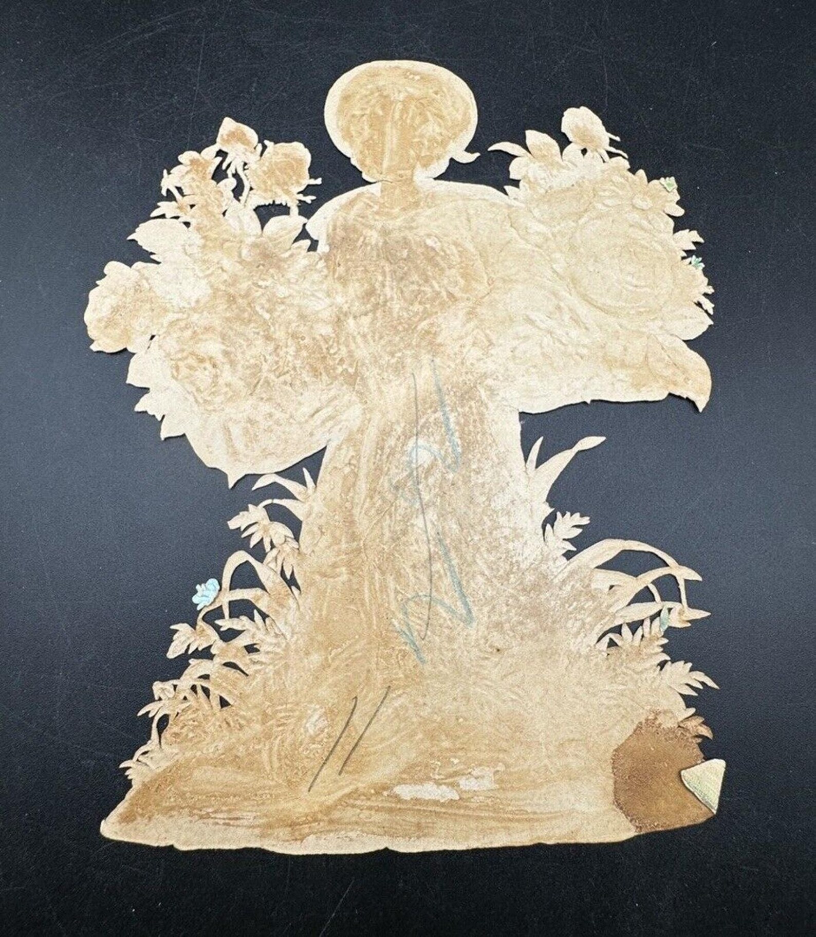 1800’s Large DIE CUT Young VICTORIAN Boy Scrap Paper Figure Antique 9 ...