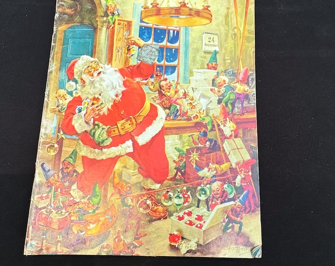 Vintage Christmas Ideals Magazine by Ideals Publishing Co. Santa and ...