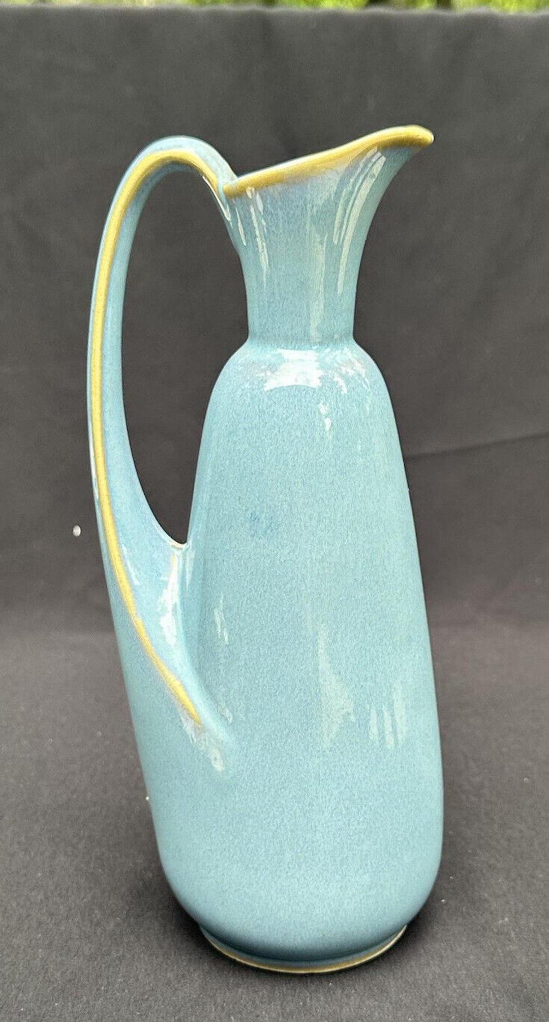 Beautiful US Pottery Vintage Maple Syrup Bottle Robbin Egg Blue Ceramic ...