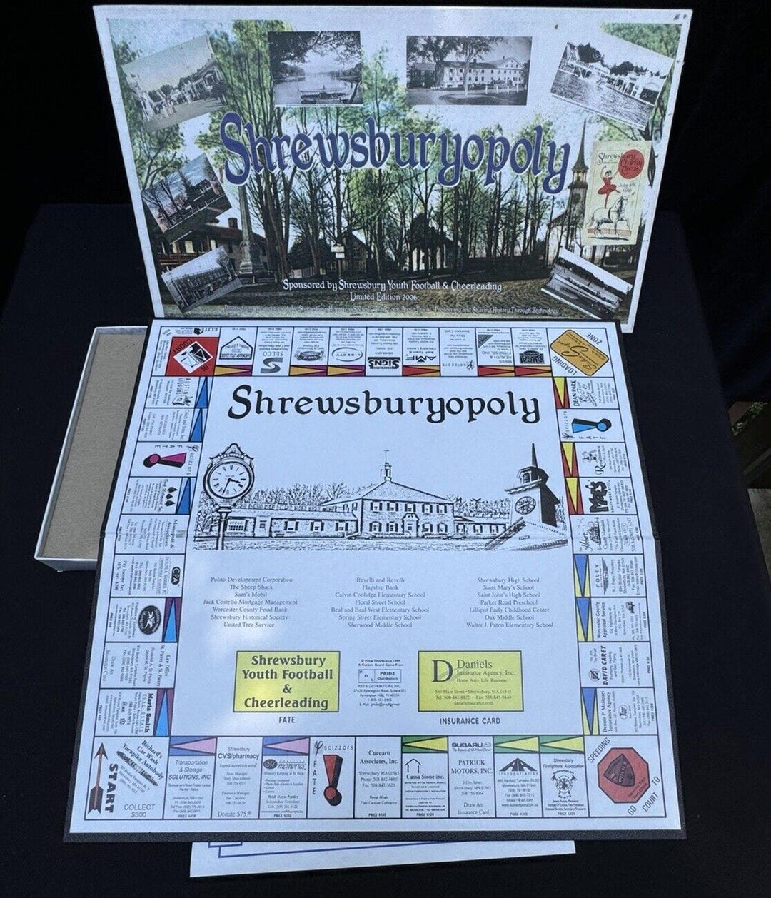 Rare SHREWSBURYOPOLY Board Game Town of Shrewsbury New Jersey Monopoly ...