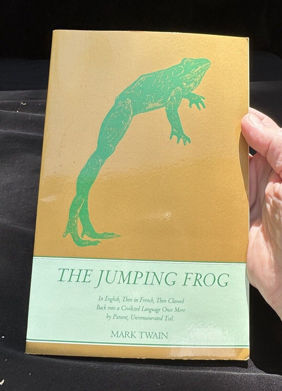 Mark Twain THE JUMPING FROG Moyer Bell 1993 Alan James Robinson ...