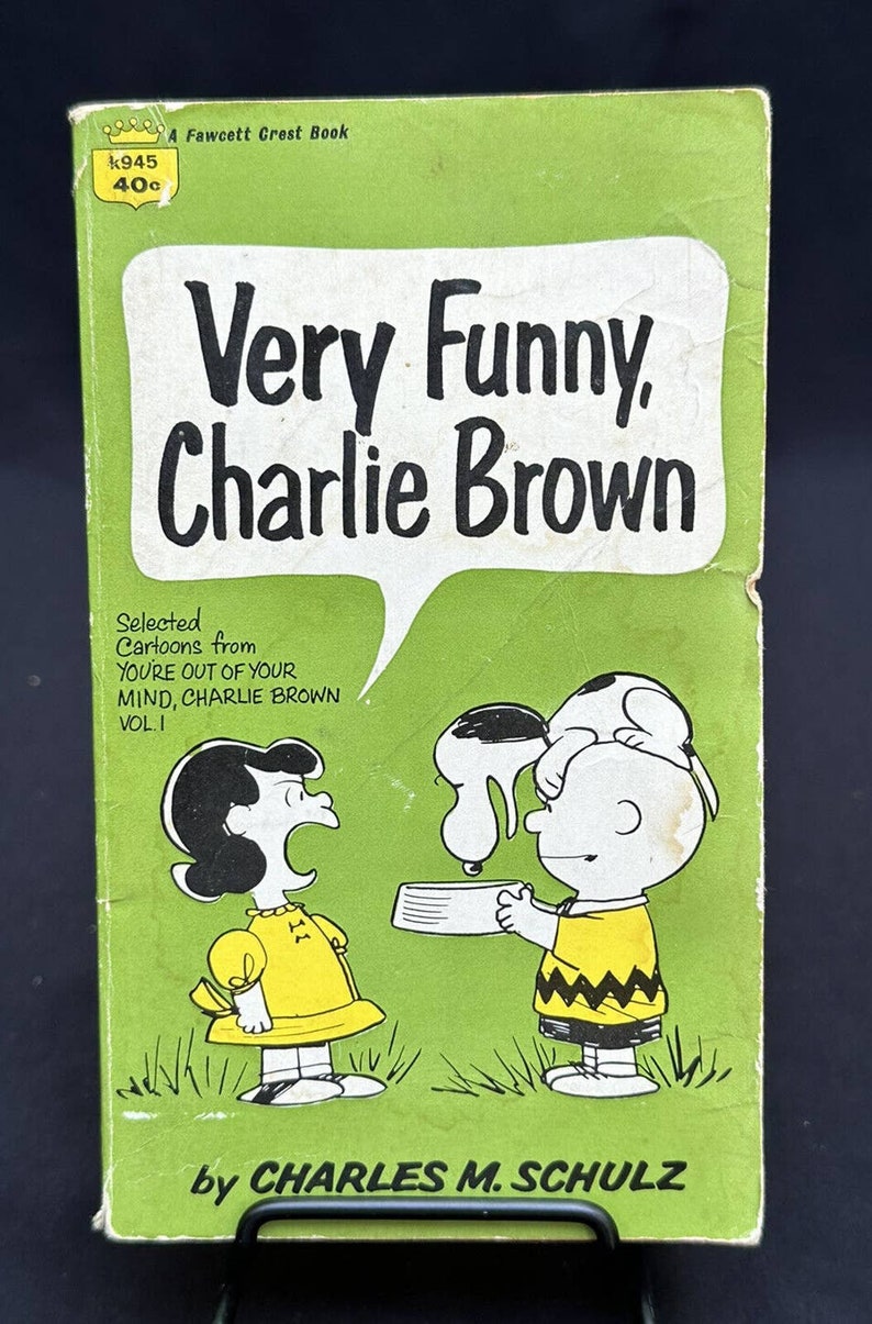 Very Funny, Charlie Brown - Fawcett Crest K945 (1966) Charles Suhulz ...