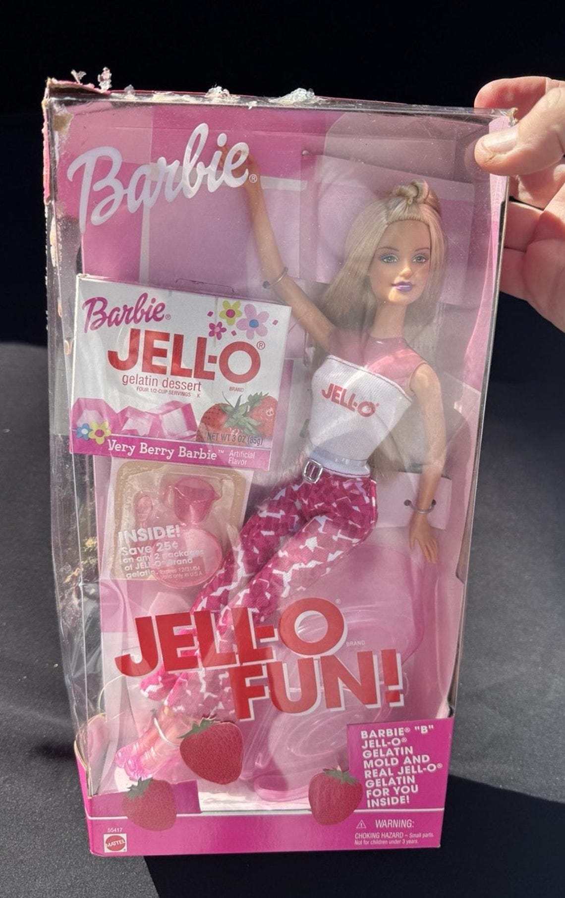 Barbie Jell-o Fun Barbie Doll 2001 Mattel #55417 Real JELLO & MOLD Nrfb ...