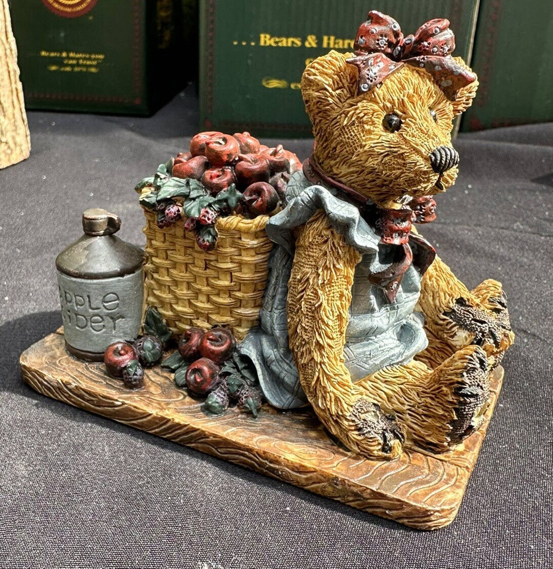 1993 Boyds Bears Bailey in the Orchard #2006 "life's Harvest" Apple ...