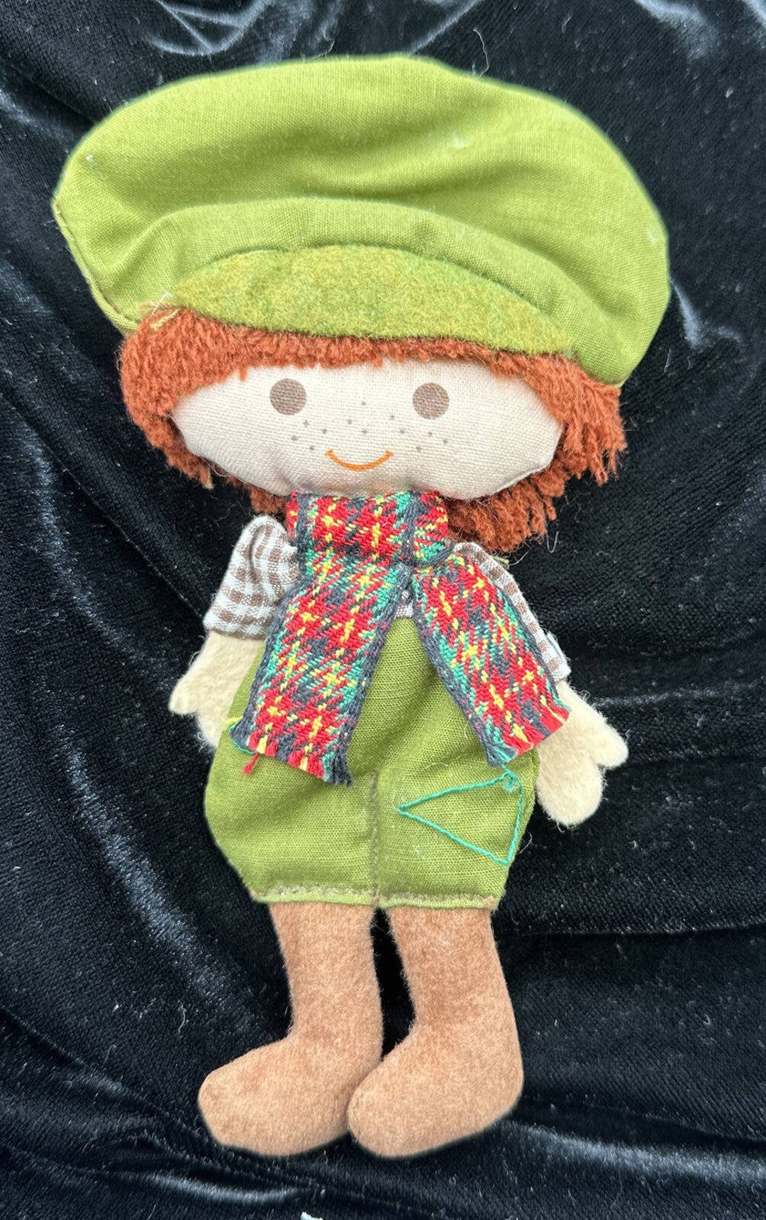 Vintage Hallmark Plush Boy Ornament Gift Trim Christmas Tree Keepsake ...