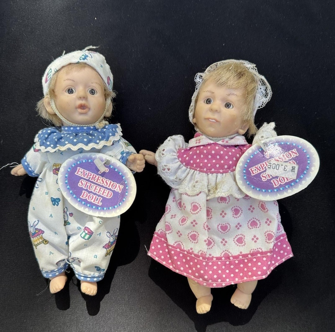 2 Gigo Toys My Pals 2 Bean Bag Kids Vinyl Baby Doll 8" - Etsy