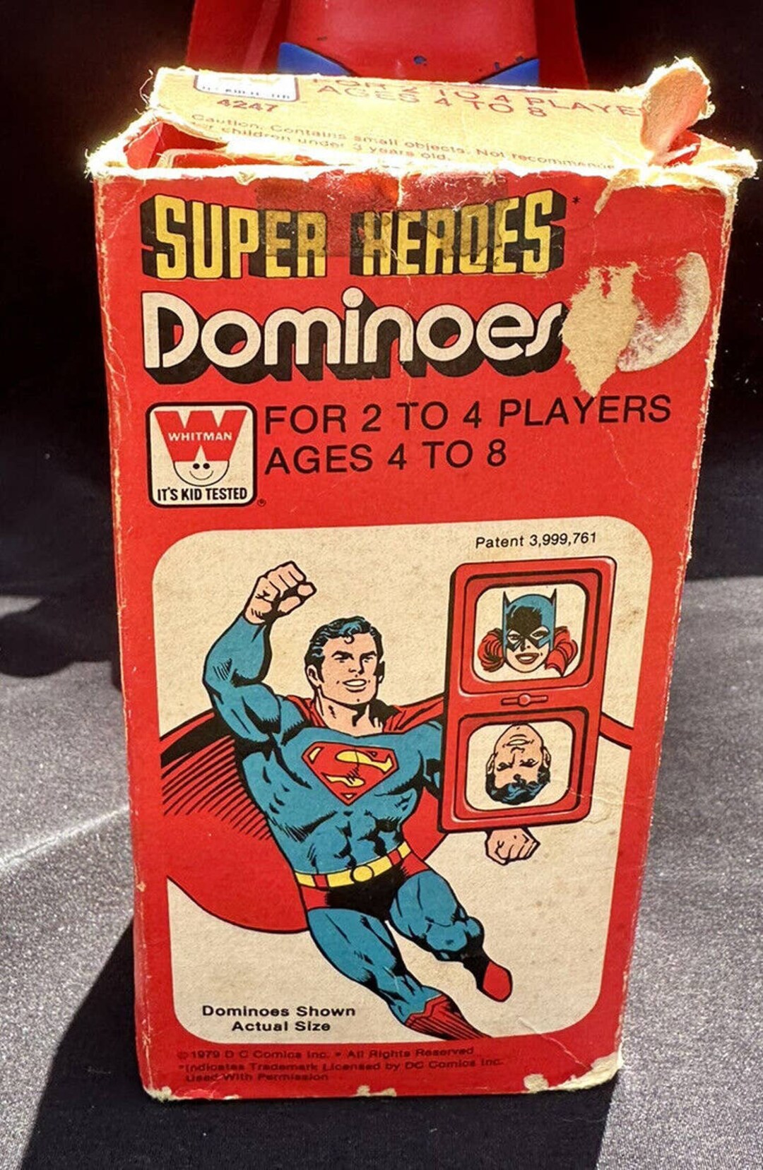 Vintage 1979 Whitman Super Heroes Dominoes Set in Original Box -S13 - Etsy