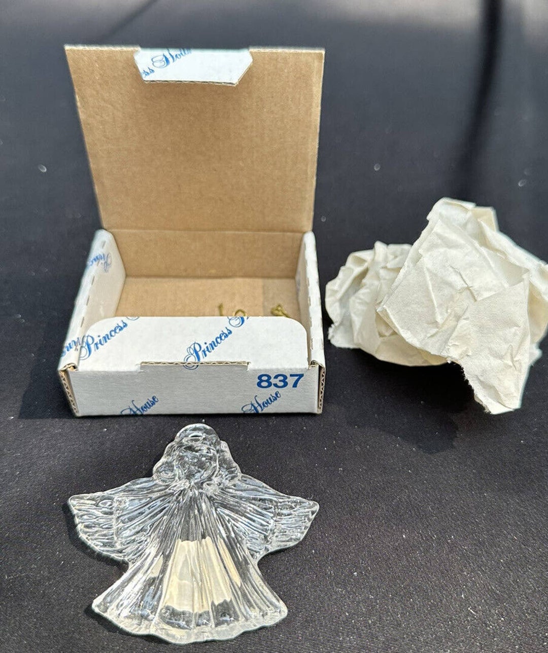 Princess House Angel 837 Lead Crystal Christmas Tree Hanging Ornament ...