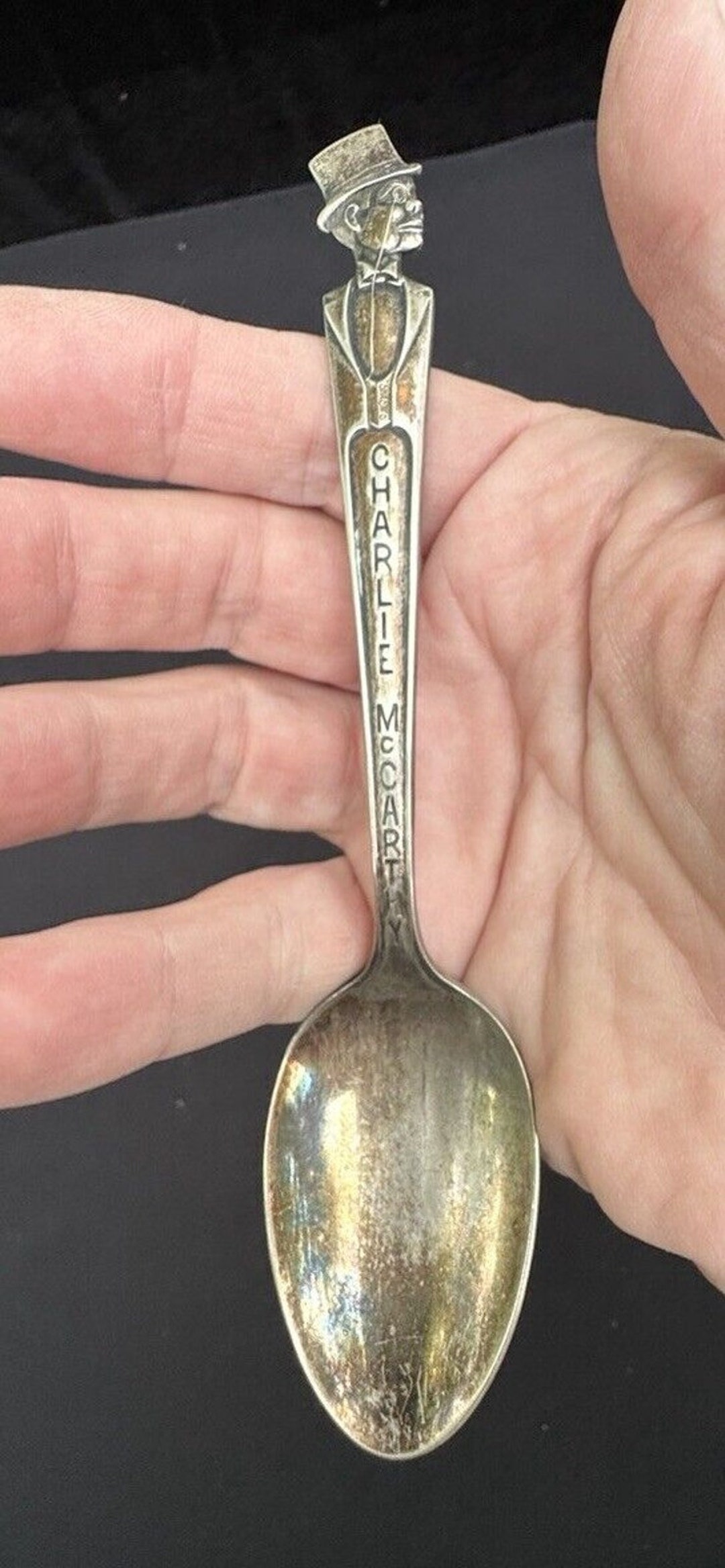 Vintage Charlie Mccarthy Sherlock Holmes Collectible Silver Plate ...