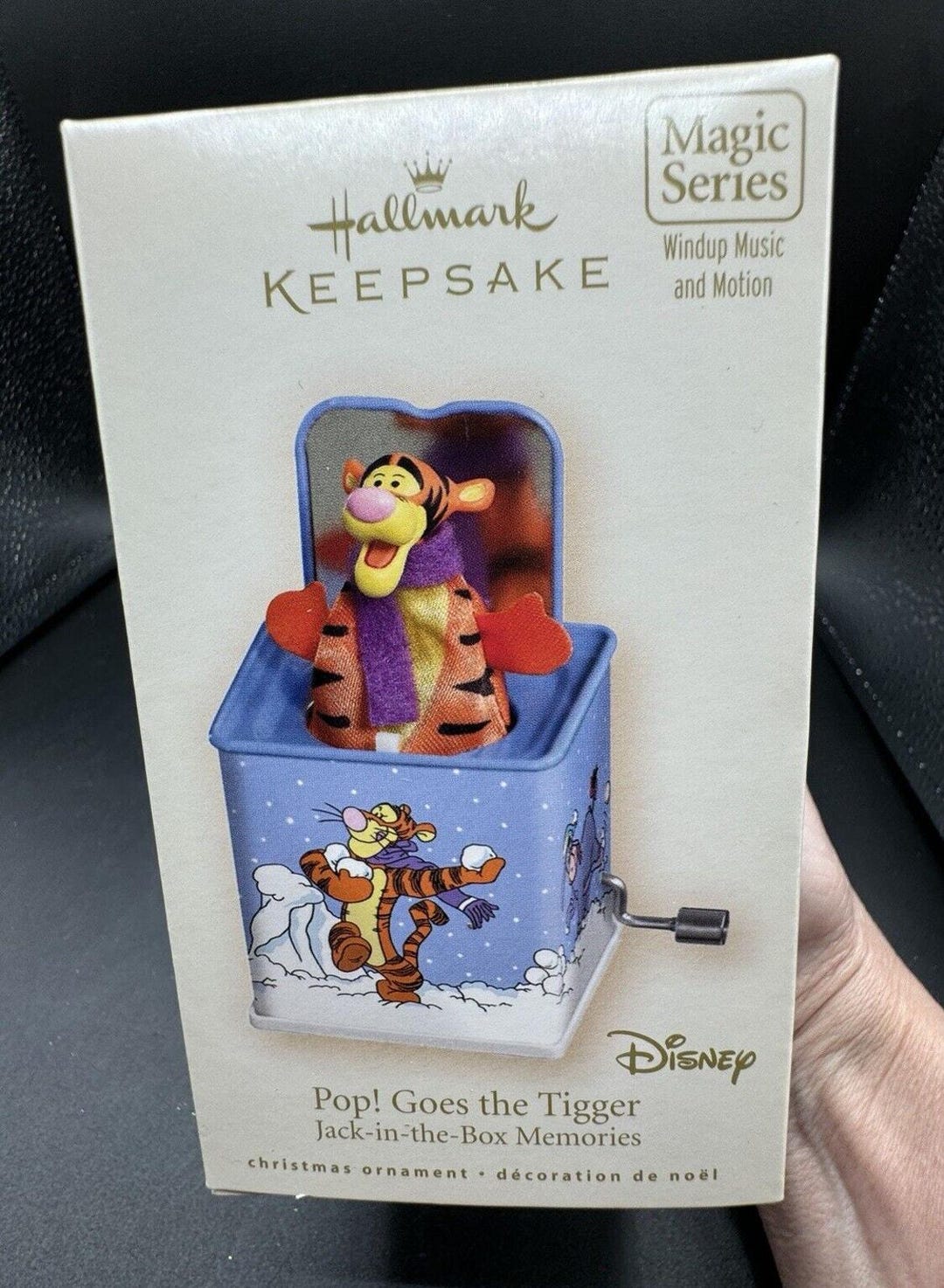 Brand New Hallmark Disney Pop Goes the Tigger Jack in the Box Ornament ...