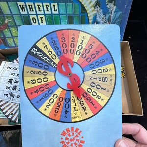 Wheel of Fortune Board Game #5555 Pressman 1985 Vintage Original Merv ...