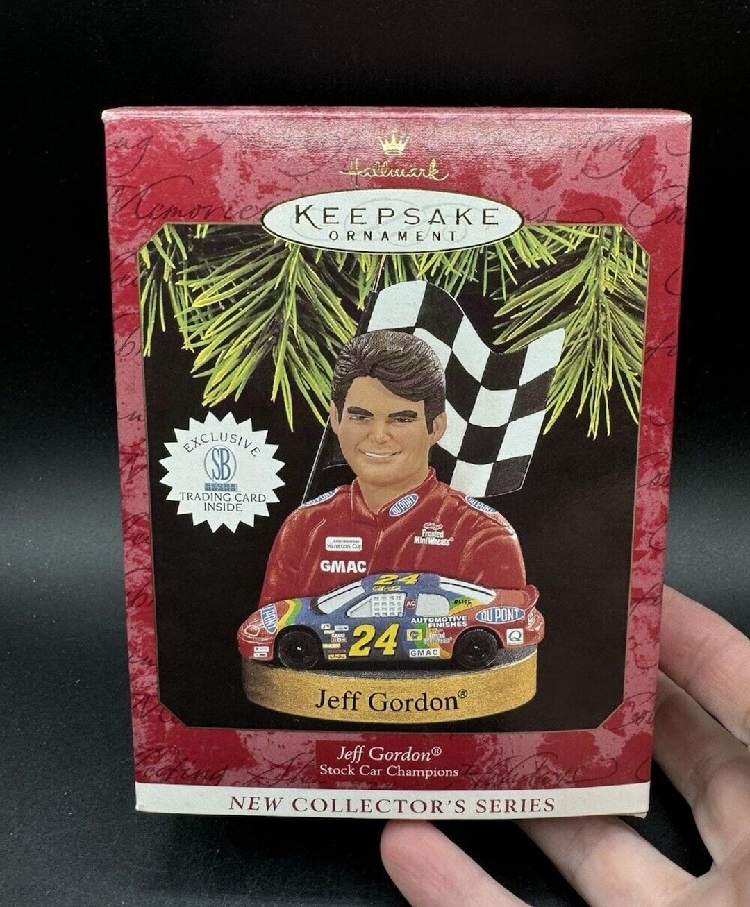 1997 Jeff Gordon Hallmark Keepsake Ornament & Trading Card Brand New ...