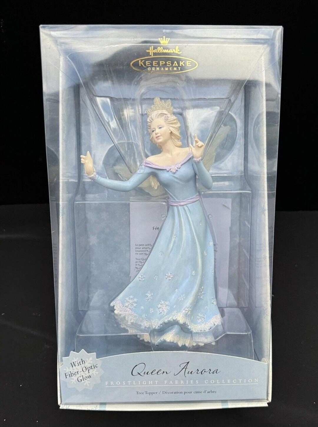 2001 Hallmark Keepsake Frostlight Faeries Collection Queen Aurora Tree ...