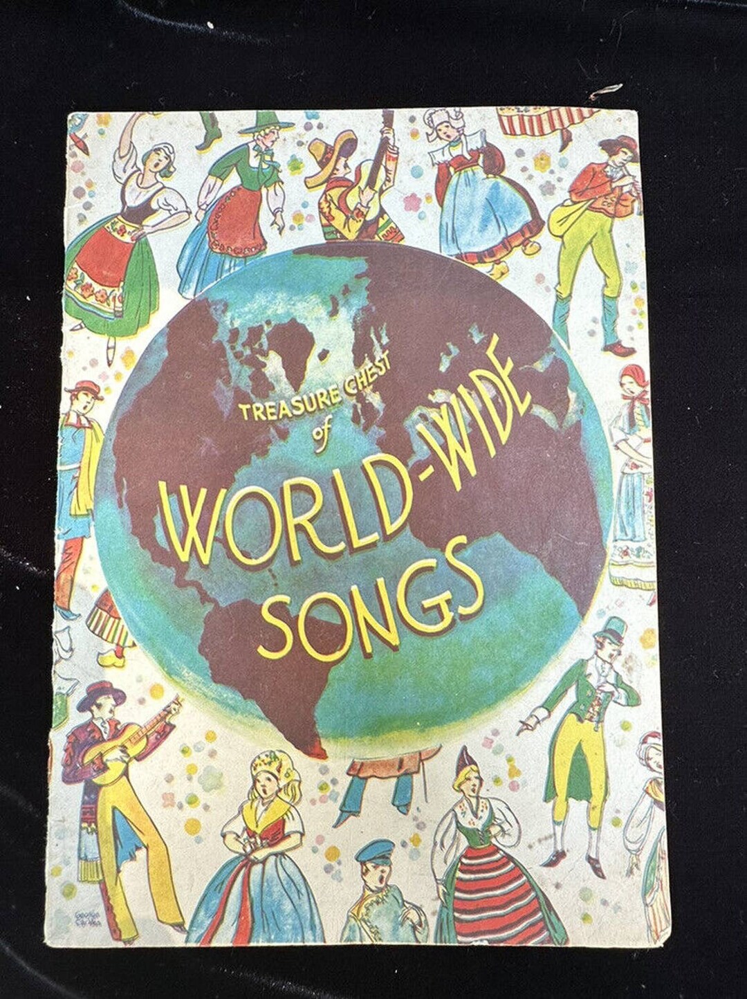 Antique Treasure Chest of World-wide Songs Sheet Music Songbook 1936 ...