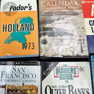 Vintage Fodor's Holland Travel Guide Book Lot of 7 Europe London & More ...