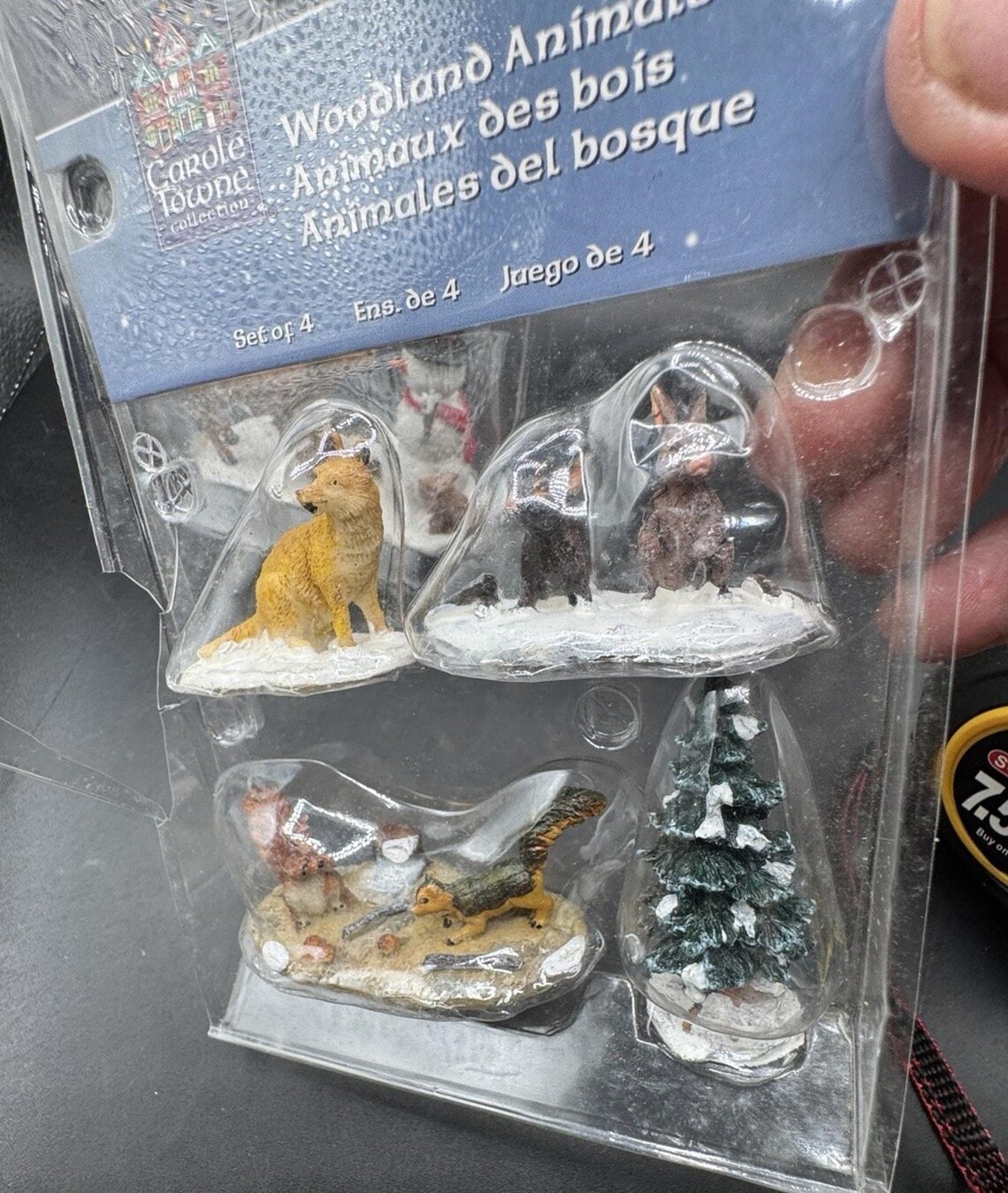 Lemax Rare Snack Time & Woodland Animals Christmas Village Figures New ...