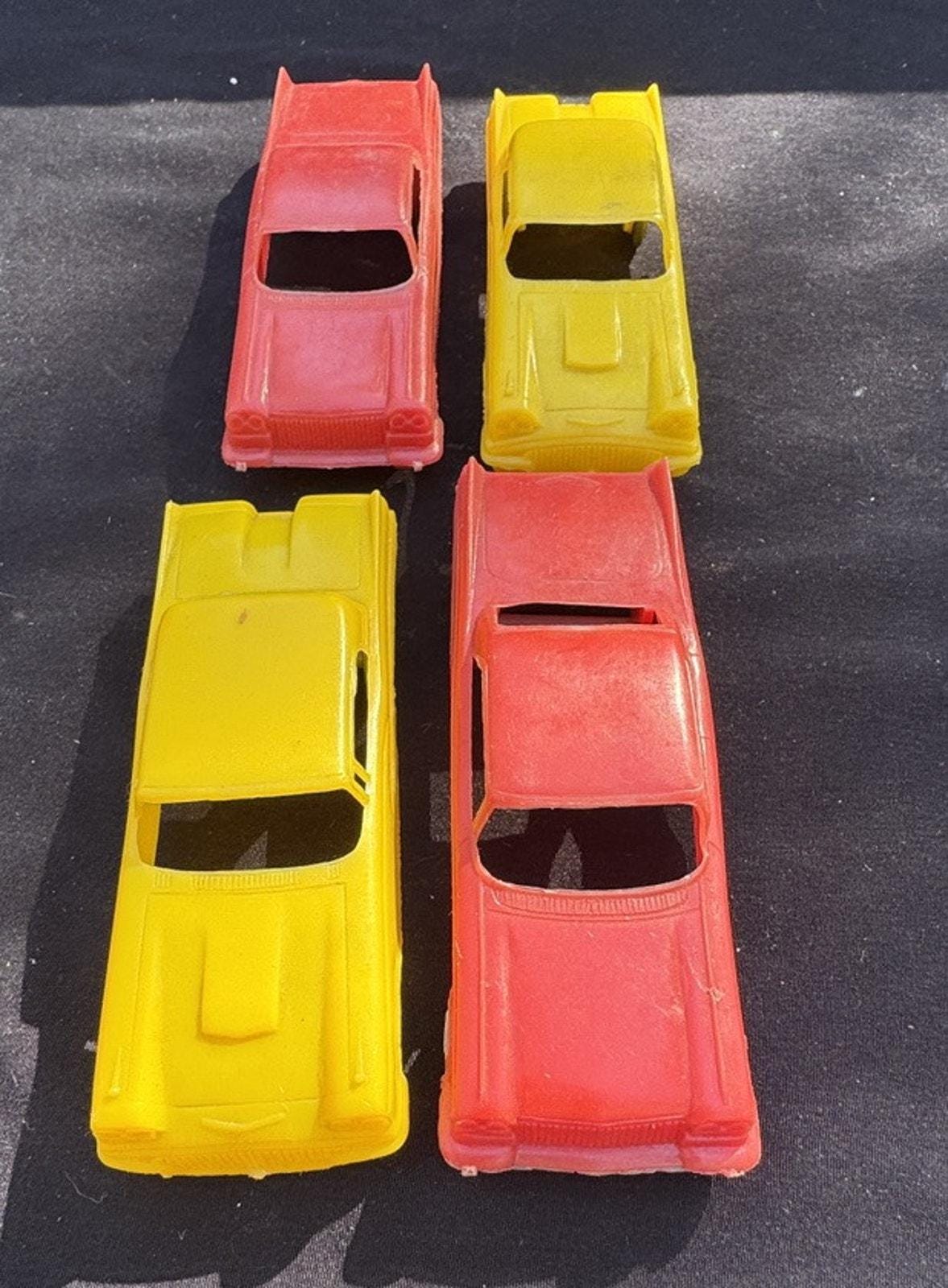4 Early 1960s Marx Toys Processed Plastics Toy Cars Made in USA -TO8 - Etsy