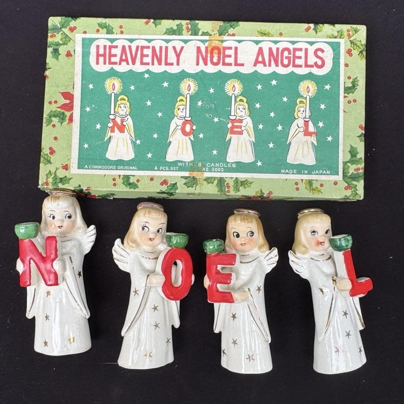 Noel Figurine 1950s - Etsy UK
