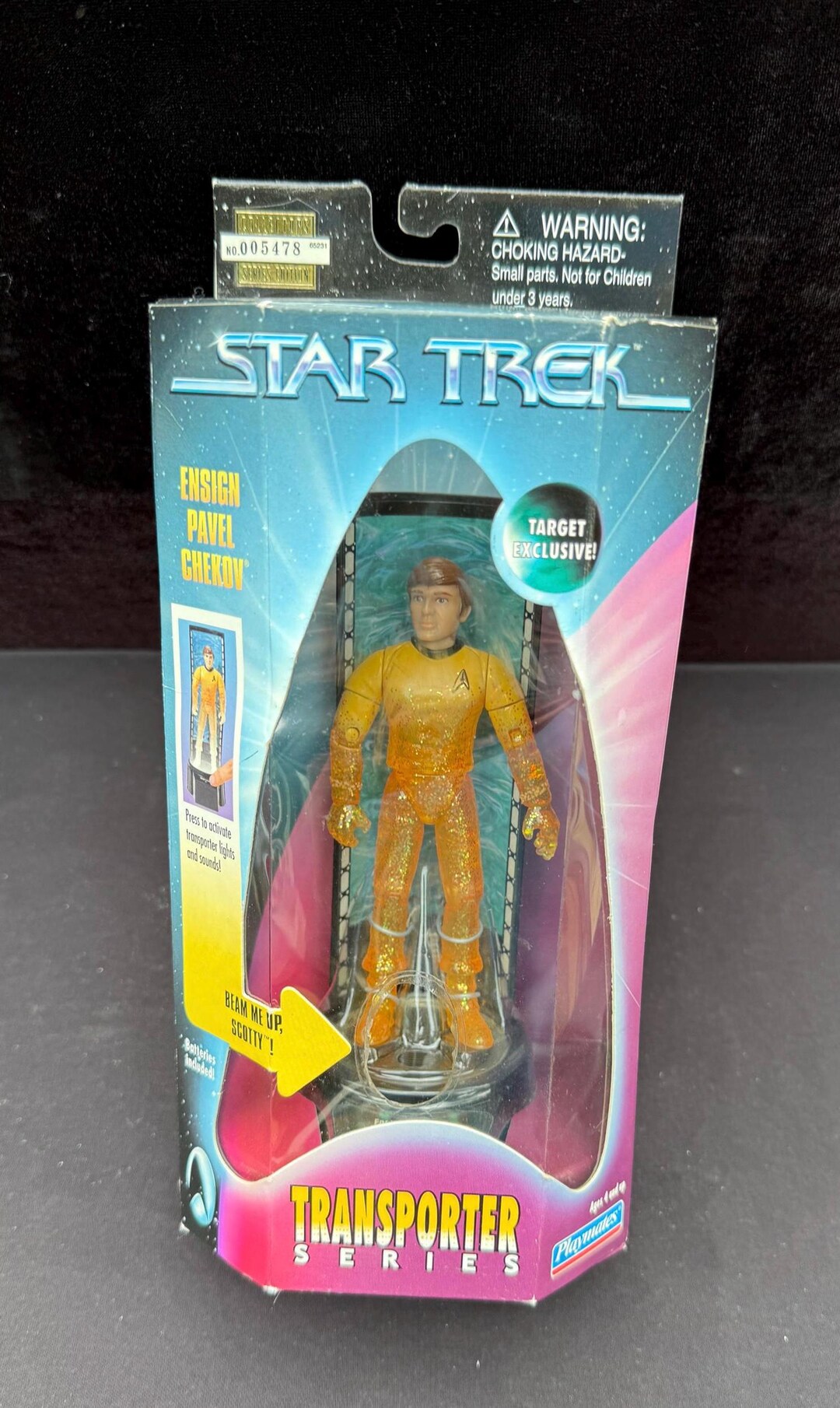 New Vintage 1990’s STAR TREK SULU Transporter Series Action Figure ...