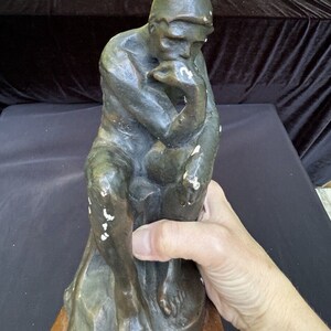 1960 Rodin’s the Thinker by Austin Productions Cast Stone 1st Edition ...