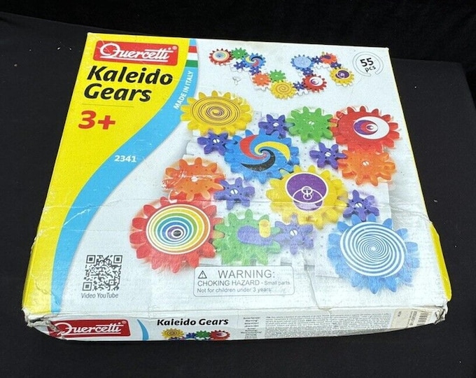 Quercetti Kaleido Gears 3 Types of Gears in Box Used - Etsy